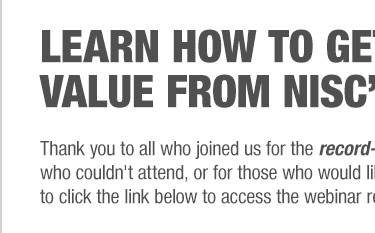 NISC AI Webinar Recording Now Available: Getting Value from the NISC AI ...
