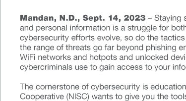 NISC Announces Enhanced, Free Cybersecurity Awareness Kit