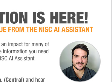 Check Out the NISC AI Webinar Presenters & Register Today!