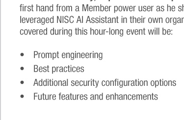 Check Out the NISC AI Webinar Presenters & Register Today!