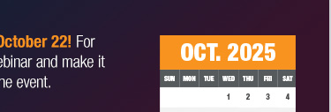 The NISC AI Webinar Series Continues :: Join Us October 22!