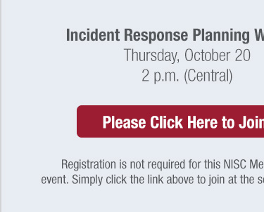 REMINDER :: Join NISC Tomorrow for a Cybersecurity Webinar Focused on ...