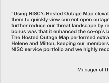 It’s Your Turn to Move to NISC’s Hosted Outage Map!