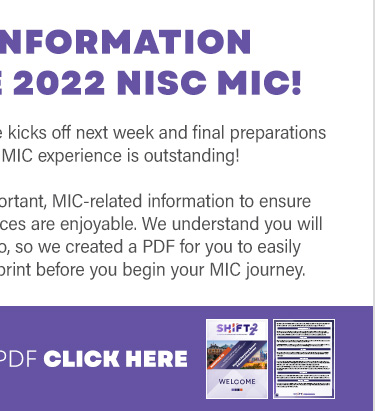 Special Information to Make Your Trip to the 2022 NISC MIC As Smooth As ...