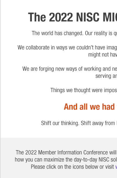 The 2022 NISC MIC Site is Now Live!