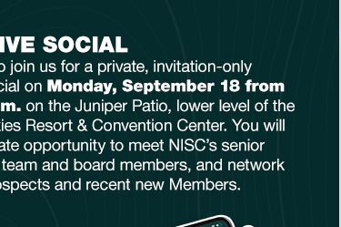 Please Note These Important Details About Your Upcoming Trip to the 2023 NISC MIC