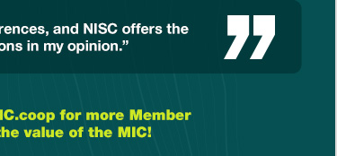 How Will the 2023 NISC MIC Bring Value to You and Your Organization?