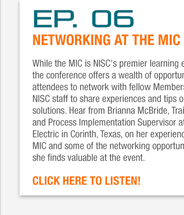 NISC MICPod - Ep. 6: Networking at the MIC