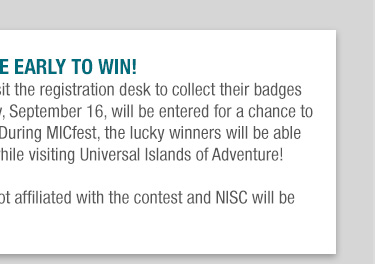 Make Sure You Visit the Partner Pavilion at the 2024 NISC MIC!