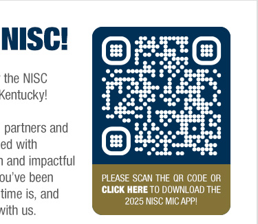 Welcome to the 2025 NISC MIC!