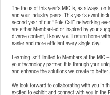Welcome to the 2025 NISC MIC!