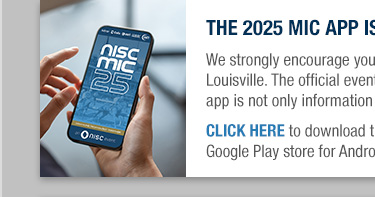 Welcome to the 2025 NISC MIC!