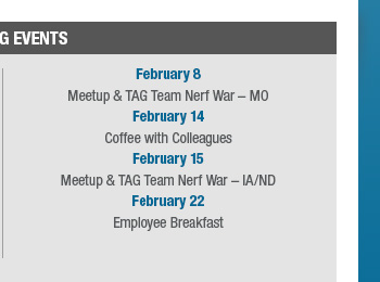 Welcome to the January Water Cooler