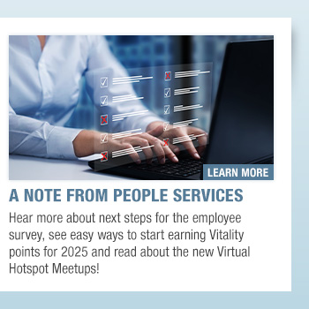 Welcome to the January Water Cooler